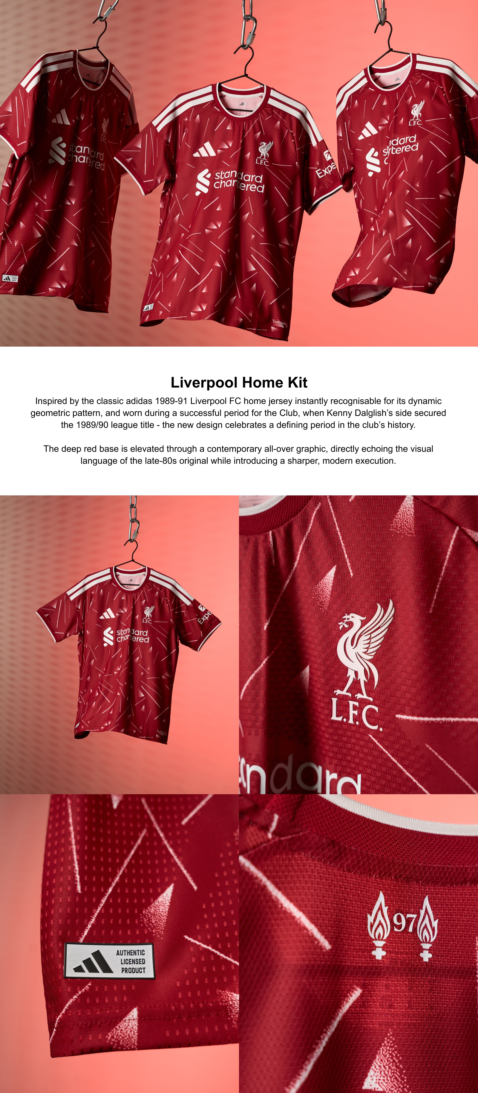 Liverpool adidas Home Goalkeeper Shirt 2026-27 - Long sleeve with A ...