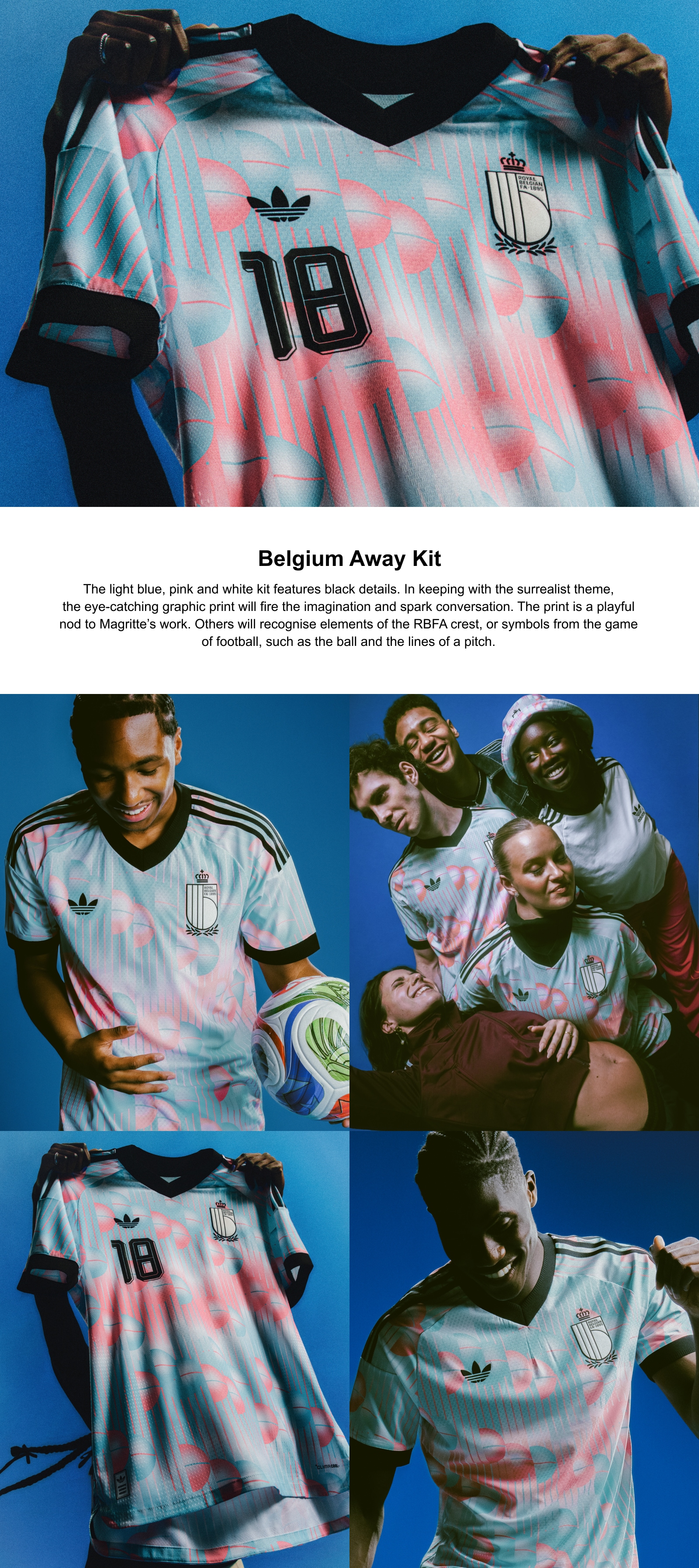 Belgium adidas Away Authentic Shirt 2026 with Vanaken 20 printing